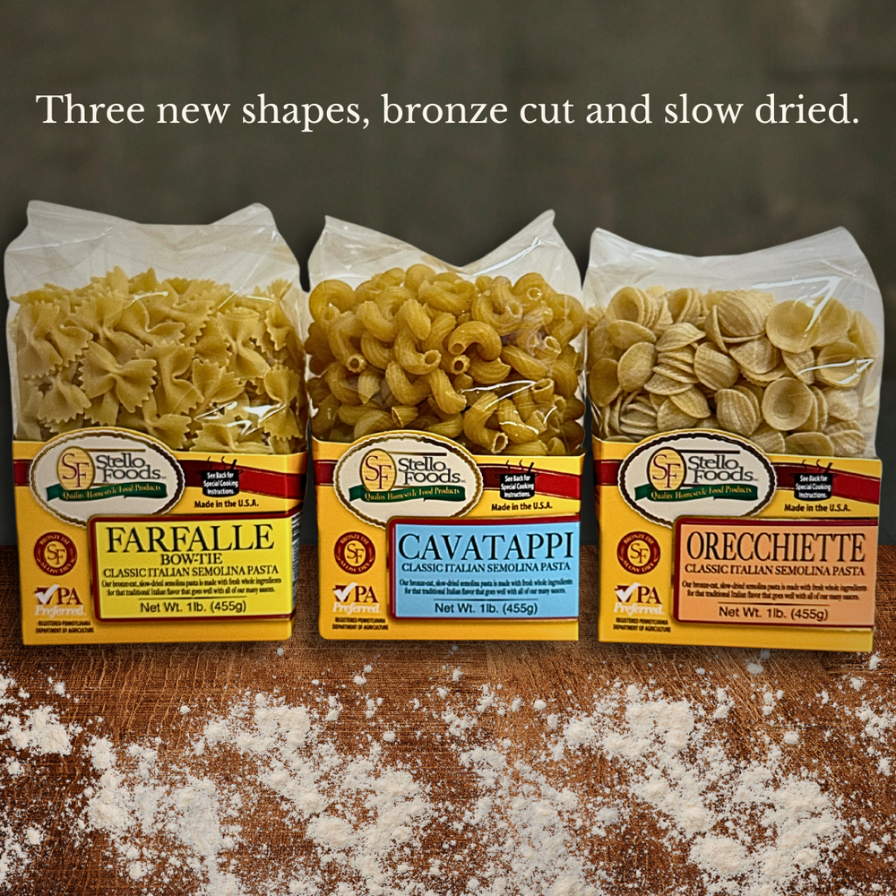 Introducing Three New Pasta Shapes... – Stello Foods