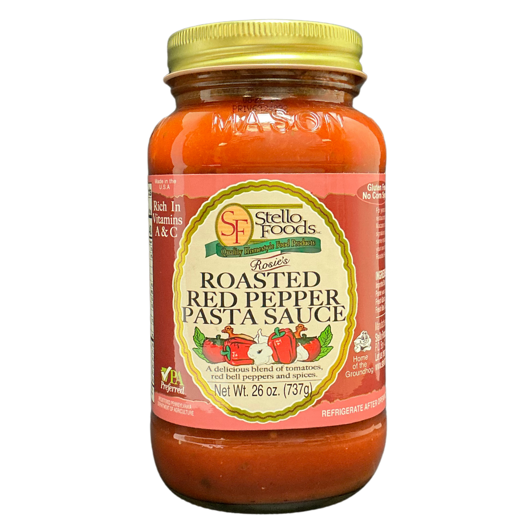 Stello Foods - Rosie's Roasted Red Pepper Spaghetti Sauce 26oz