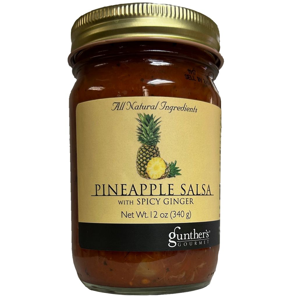 Gunther's - Spicy Ginger Pineapple Salsa 12 oz – Stello Foods