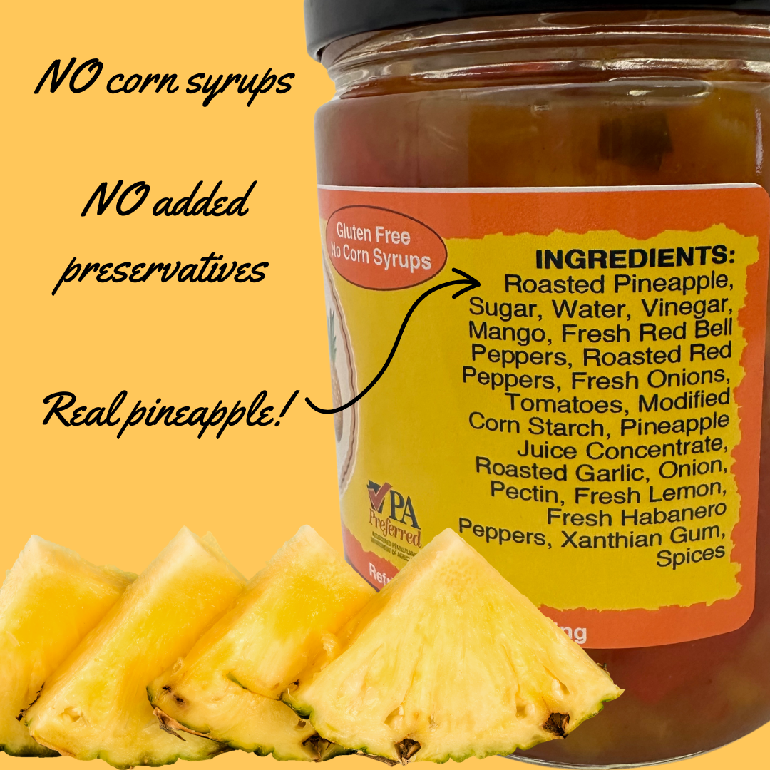 Stello Foods - Rosie's Roasted Pineapple Salsa 16 oz Stello Foods - Rosie's Roasted Pineapple Salsa 16 oz