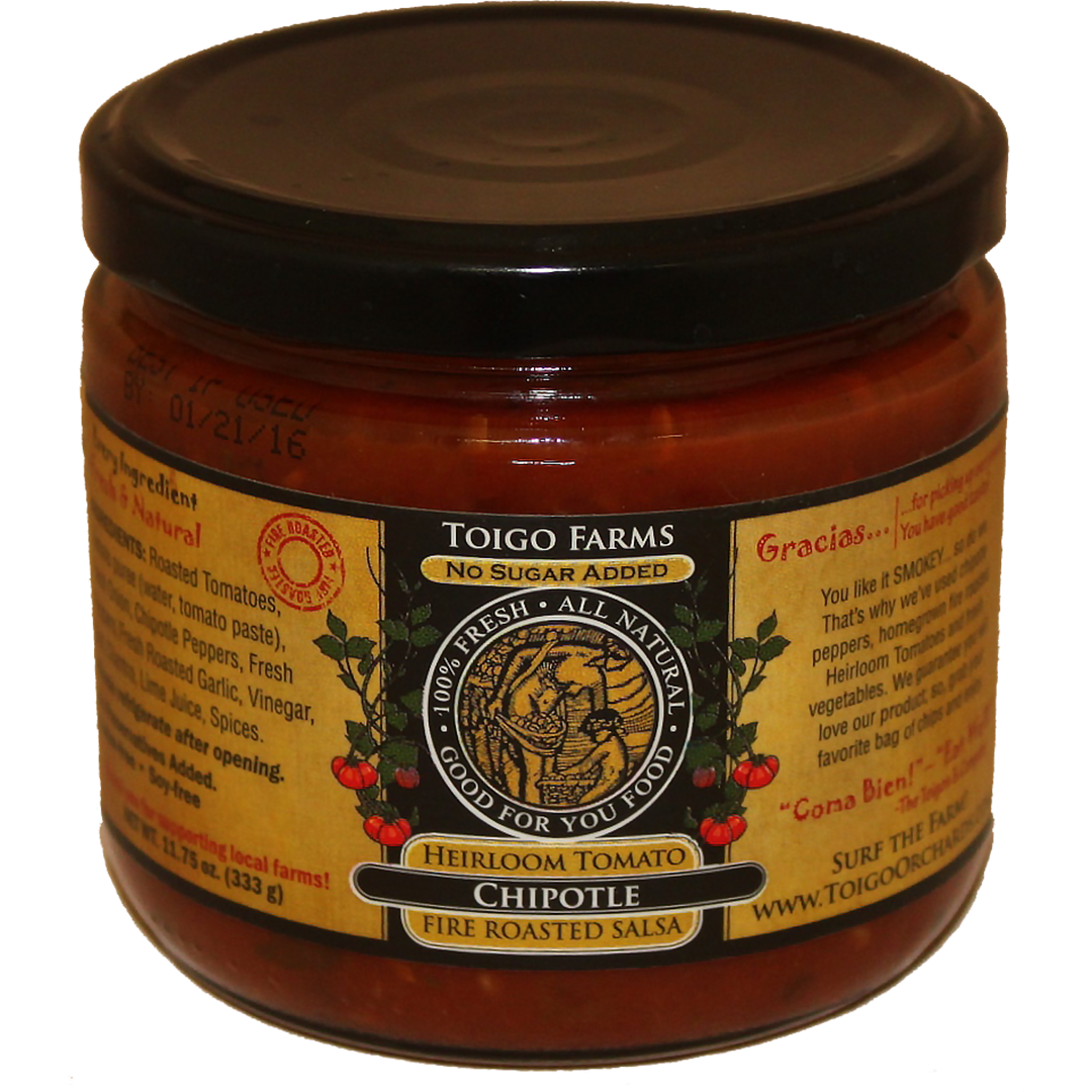 Toigo Farms - Chipotle Salsa 11.75 oz – Stello Foods